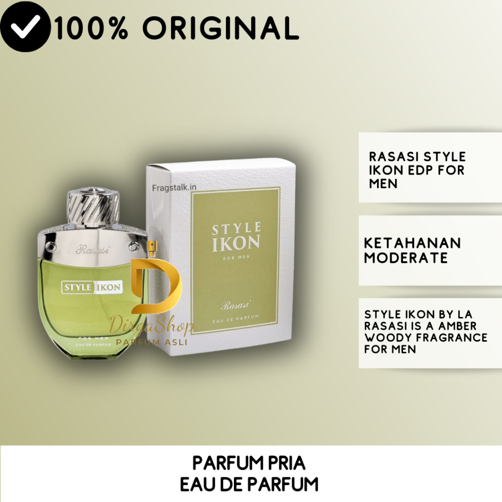 Jual Rasasi Style Ikon EDP For Men | Shopee Indonesia