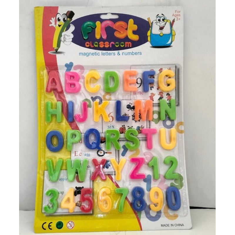 Jual Mainan anak huruf alphabet magnet Classroom Magnetic Big Letters ...