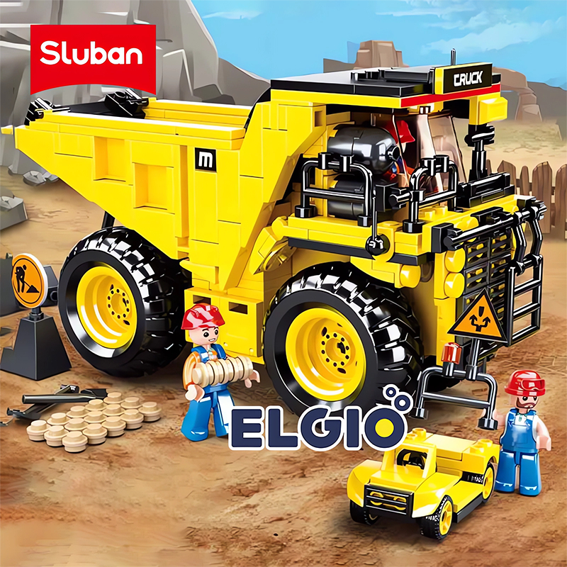 Jual Sluban Bricks Truk Tambang Mine Construction B0806 | Shopee Indonesia