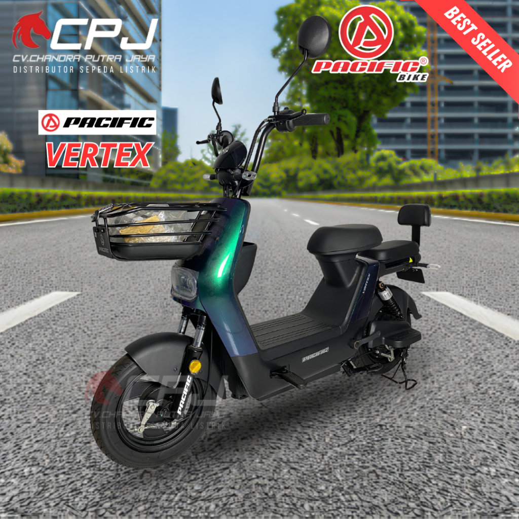 Jual Sepeda Listrik PACIFIC VERTEX Terbaru 650 Watt Garansi Resmi ...