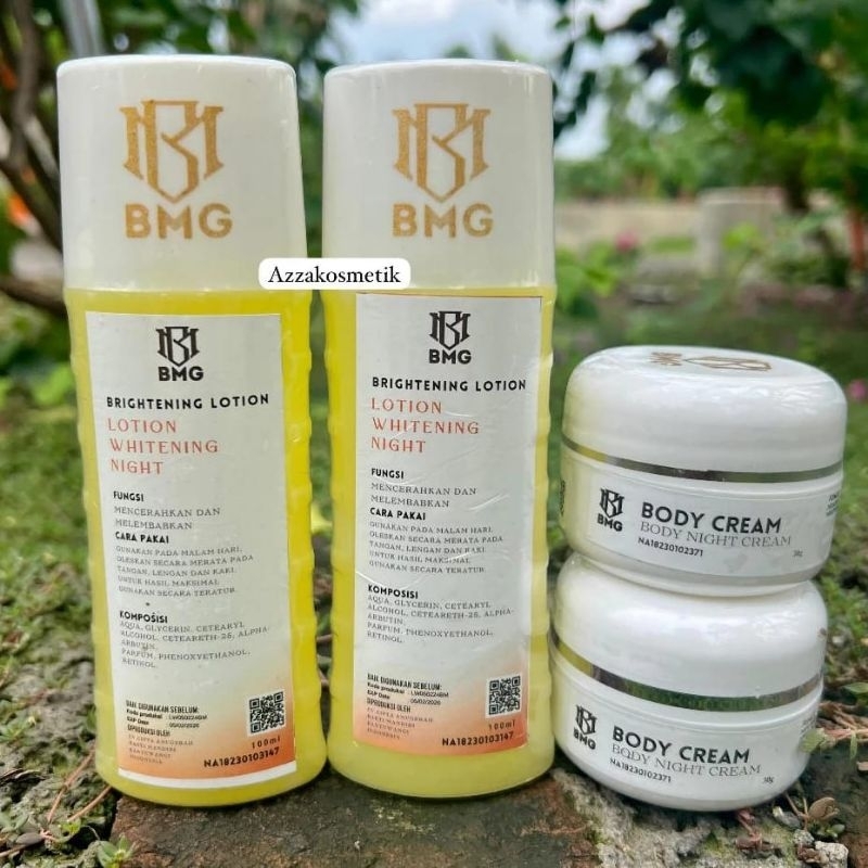 Jual BMG LOTION PABRIK ORIGINAL (2 LOTION DAN 2 BODY CREAM) | Shopee ...