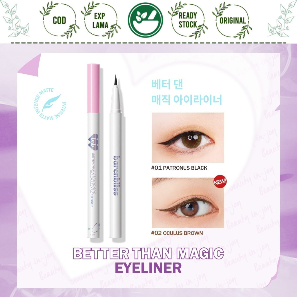 Jual BNB BARENBLISS BETTER THAN MAGIC EYELINER WATERPROOF KOREA MAKE UP ...