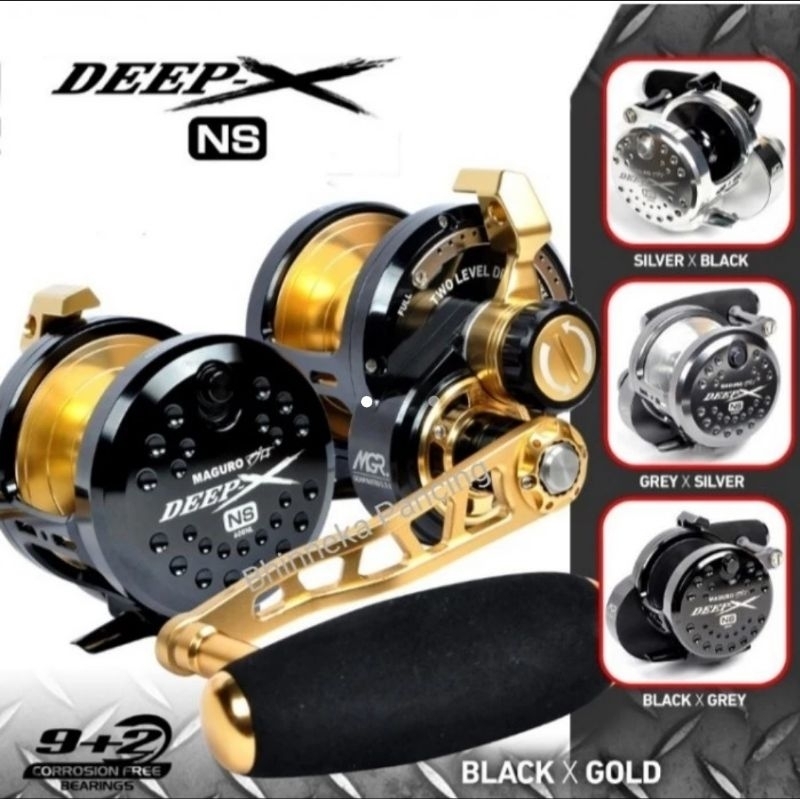 Jual Reel Overhead Maguro DeepX NS ( Handle Kiri ) | Shopee Indonesia