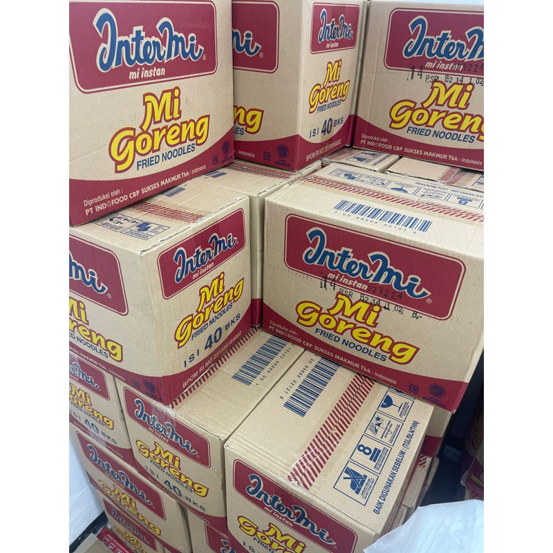 Jual Intermi Intermie Mi Instan Mie Goreng Dus 40 Pcs x 60g | Shopee ...