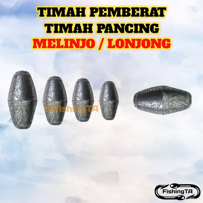 Jual TIMAH MELINJO TIMAH LONJONG PEMBERAT PANCING | Shopee Indonesia