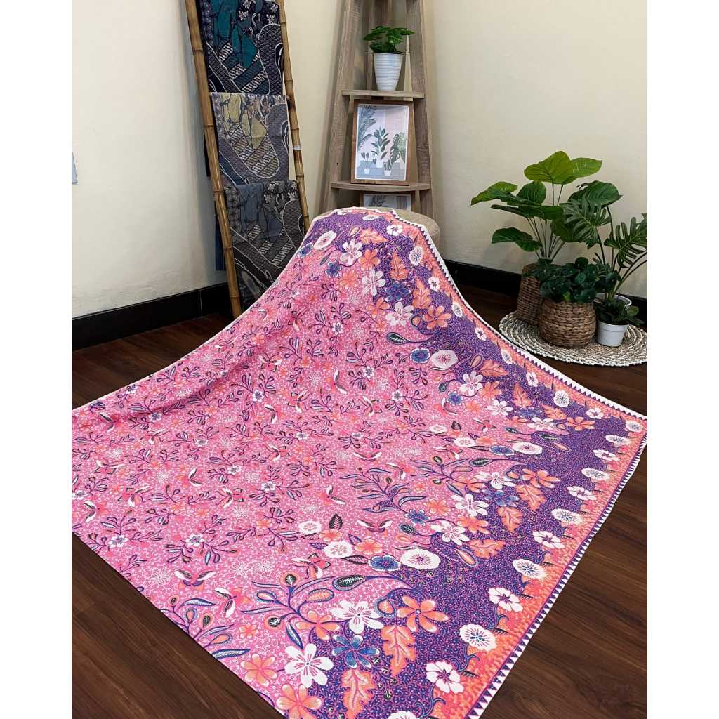 Jual Kain Batik SOLO motif bunga | Shopee Indonesia