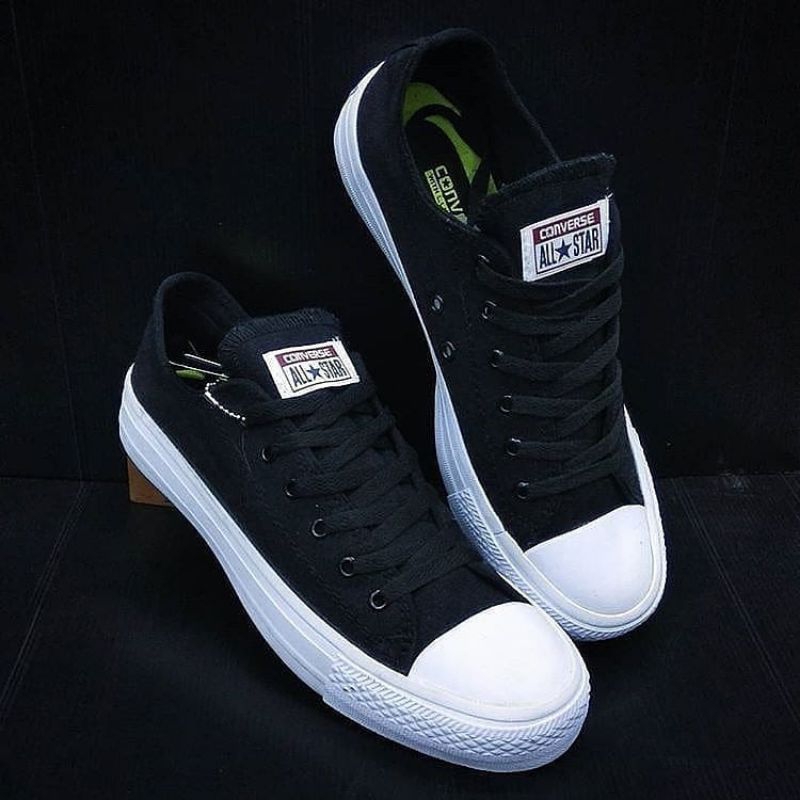 Jual Sepatu converse ct 2 mono Sepatu hitam Sepatu all star chuck ...