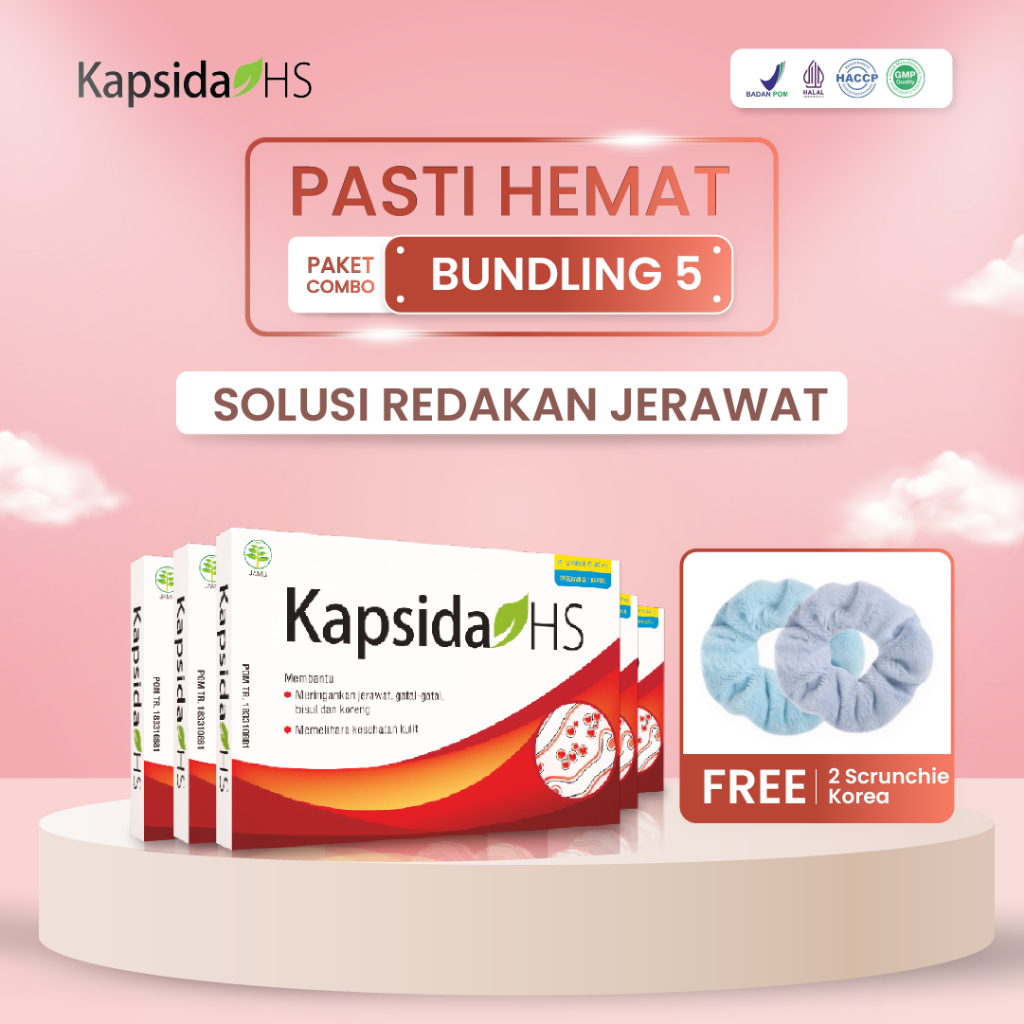 Jual Kembang Bulan Kapsida HS 12 Kapsul FREE SCRUNCHIE KOREA - Obat ...