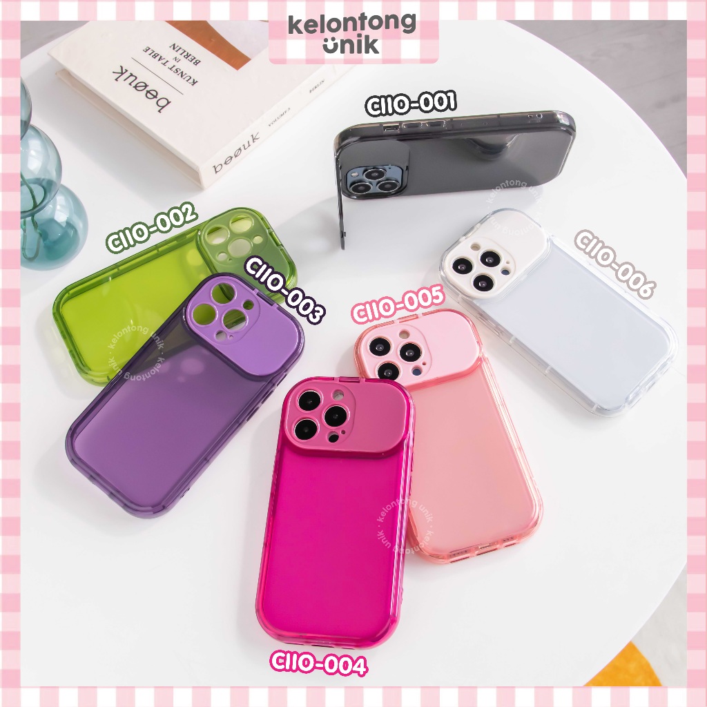 Jual KELONTONG UNIK | Oval Flip Mirror Shockproof Case - Softcase ...
