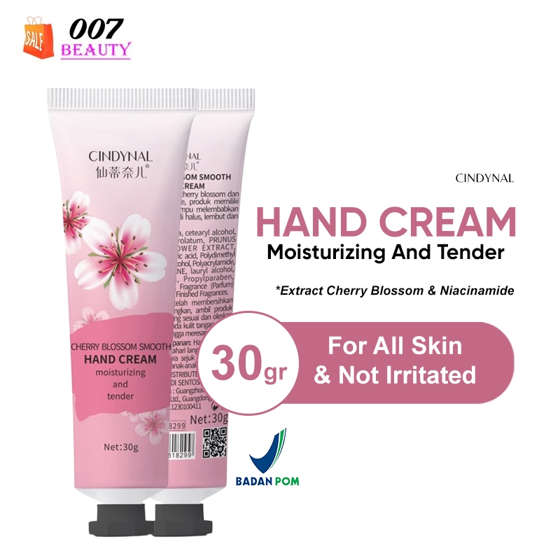Jual BPOM Cindynal Hand Cream/Lotion Tangan Keriput 30gr - Harum ...