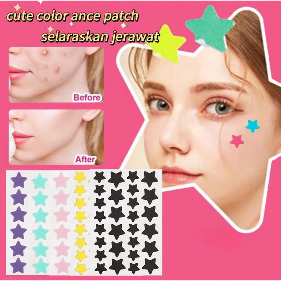 Jual ‼️READY‼️Acne Patch Lucu Bentuk Hati Bintang Sticker Jerawat ...