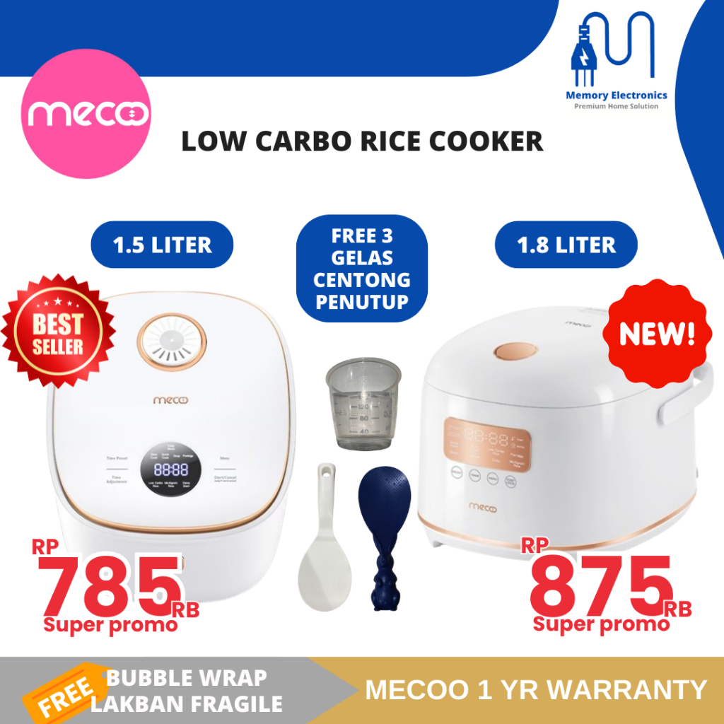 Jual Mecoo Rice Cooker Kecil Estetik Mewah Low Watt megicom kado ultah ...