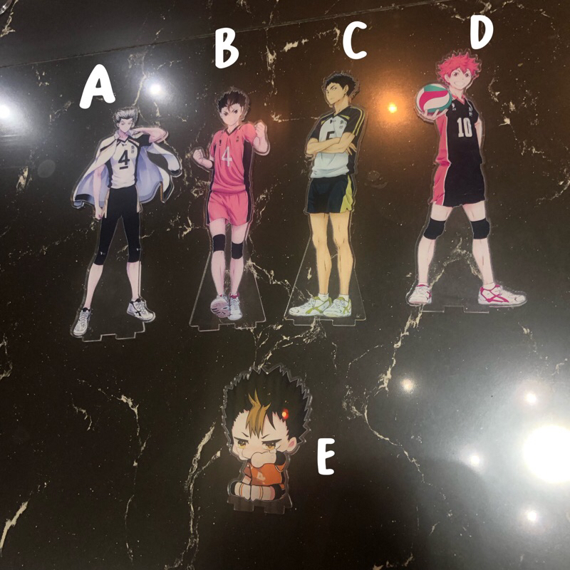 Jual standee haikyuu bokuto nishinoya akashi hinata | Shopee Indonesia