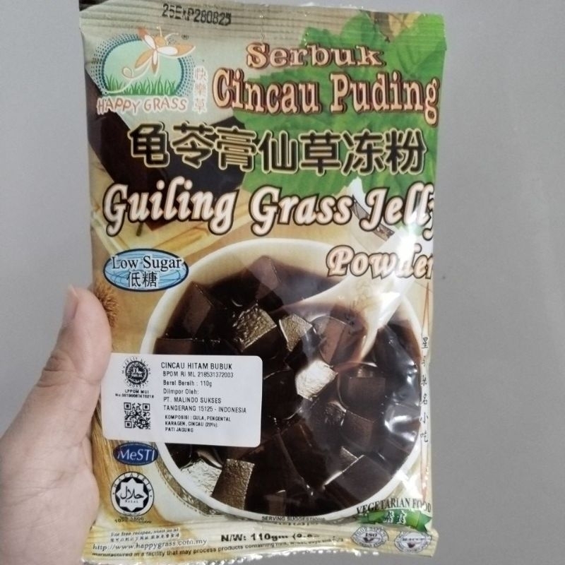 Jual Guiling Grass Jelly Powder | Bubuk Cincau Puding 110 gr | Shopee ...