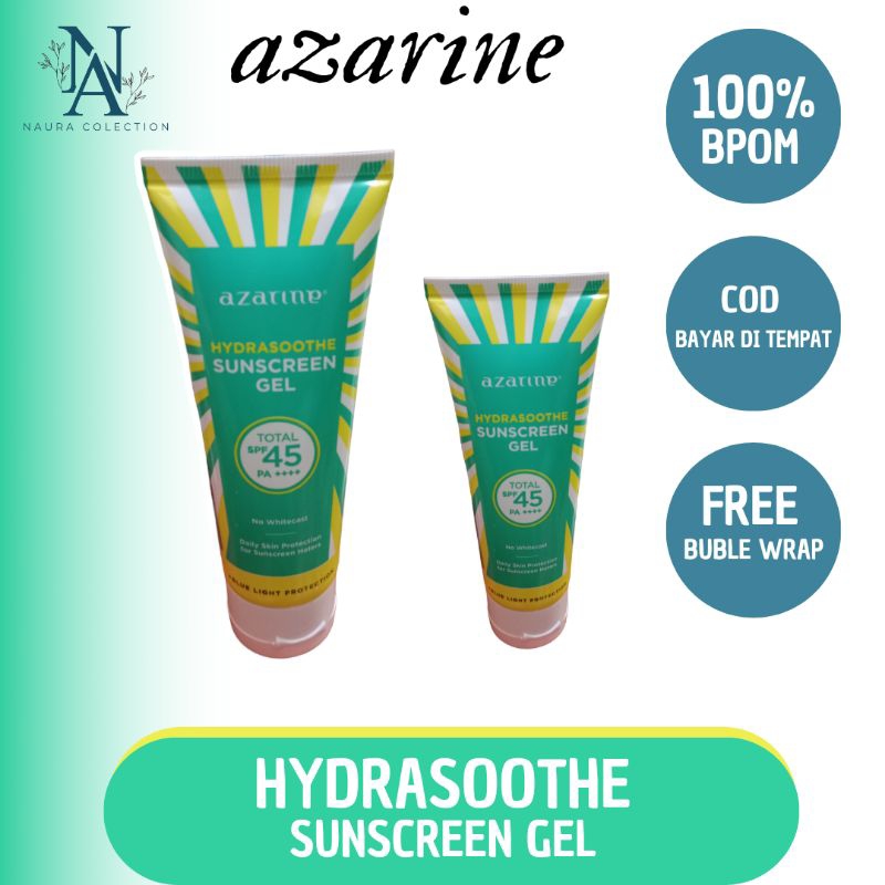 Jual Azarine Hydrasoothe Sunscreen Gel SPF 45 | Shopee Indonesia