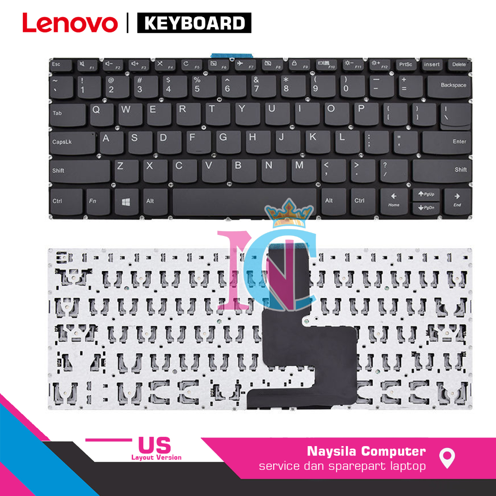 Jual Keyboard LENOVO ideapad 3-14 Ideapad 3-14IGL05 Yoga 720 15 720-15 ...