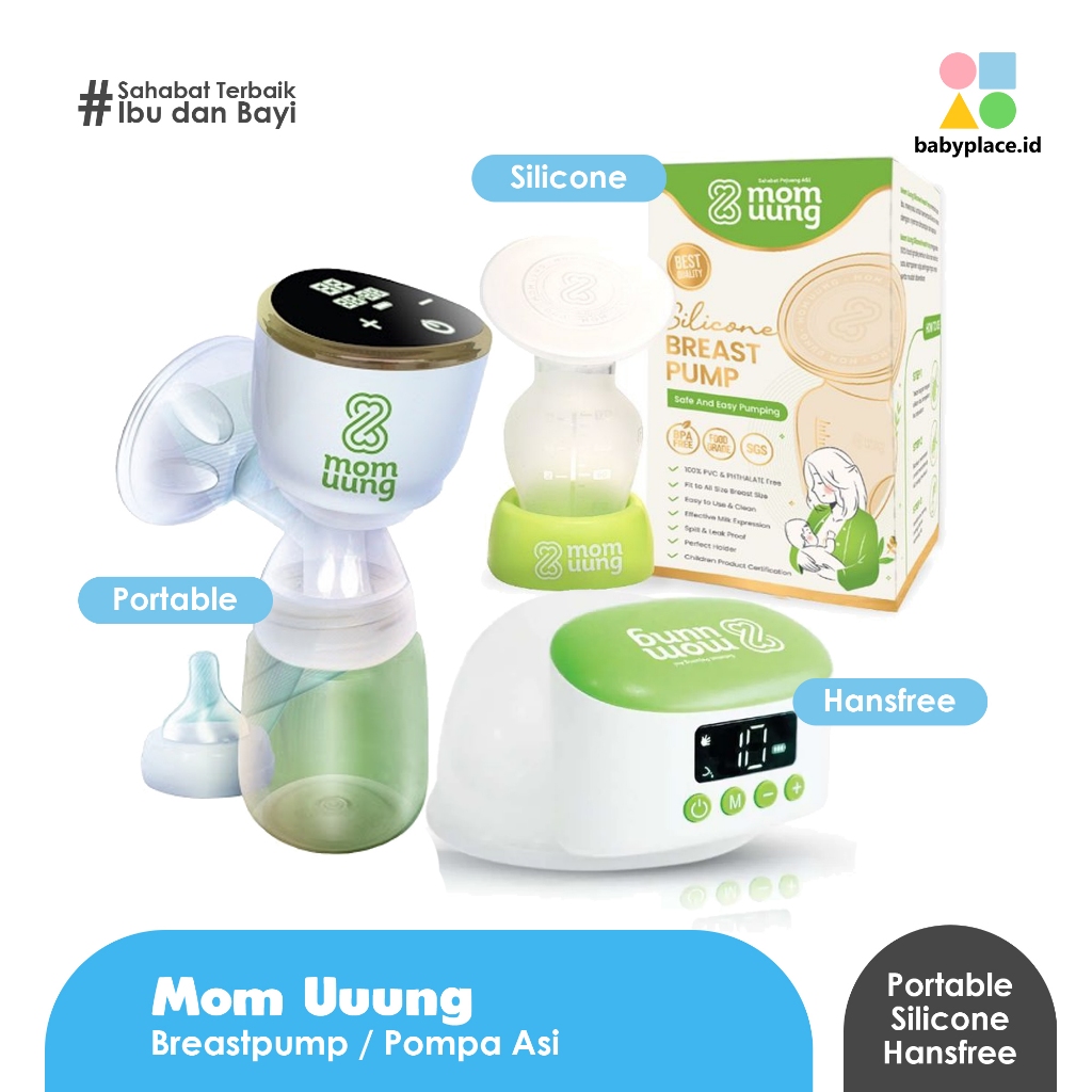 Jual MOM UUNG - Pompa Asi Portable/Handsfree/Silicone Pompa Asi ...