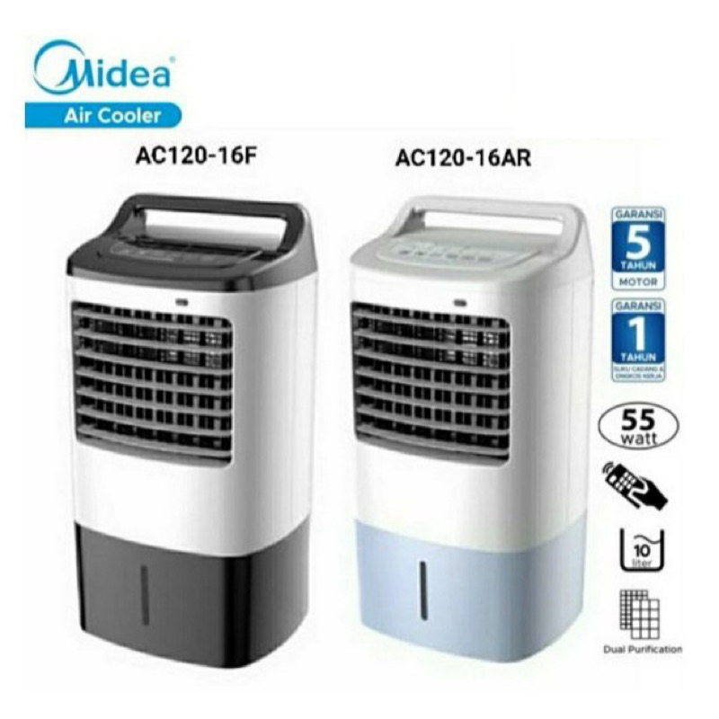 Jual Midea Air Cooler MIDEA AC120-16F/AC12-16AR Midea Air cooler Remote ...
