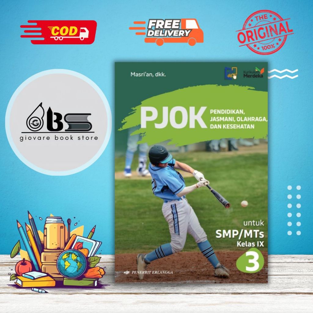 Jual BUKU PJOK KELAS 9 ERLANGGA KURIKULUM MERDEKA ORIGINAL | PEND. JASMANI ORKES SMP/MTS KLS.9 ...