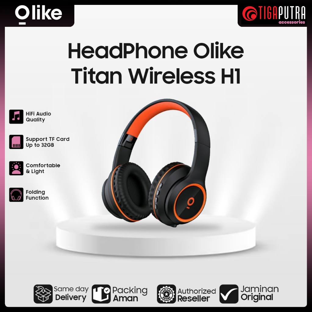 Jual OLIKE Headphone H1 Titan Wireless | Shopee Indonesia