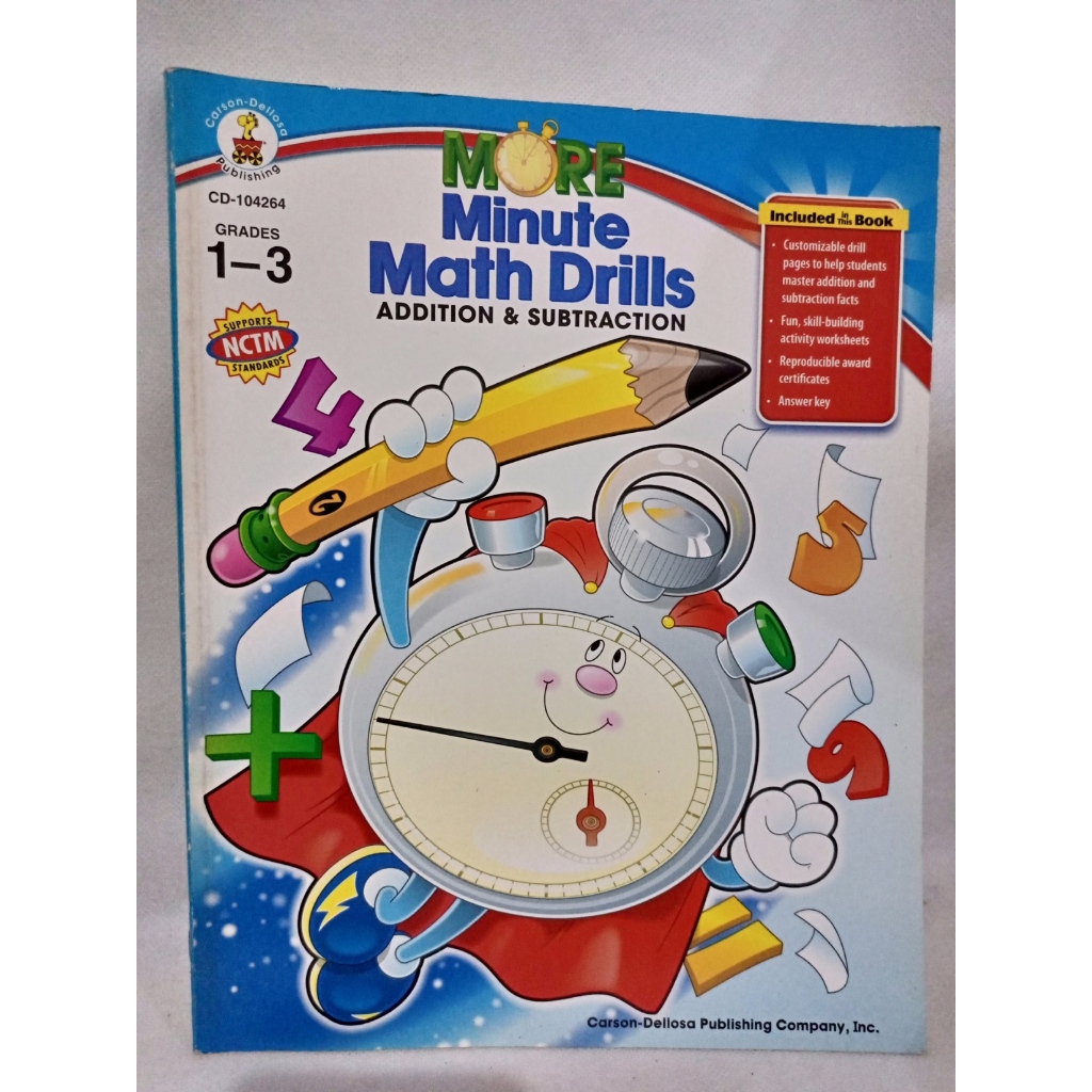 Jual Buku Latihan Matematika More Minute Math Drill | Shopee Indonesia