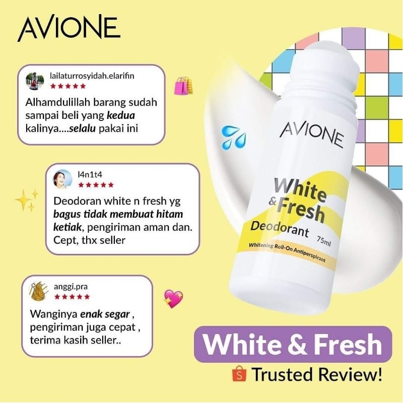 Jual Avione Roll-On Antiperspirant Deodorant 75 ml | Shopee Indonesia