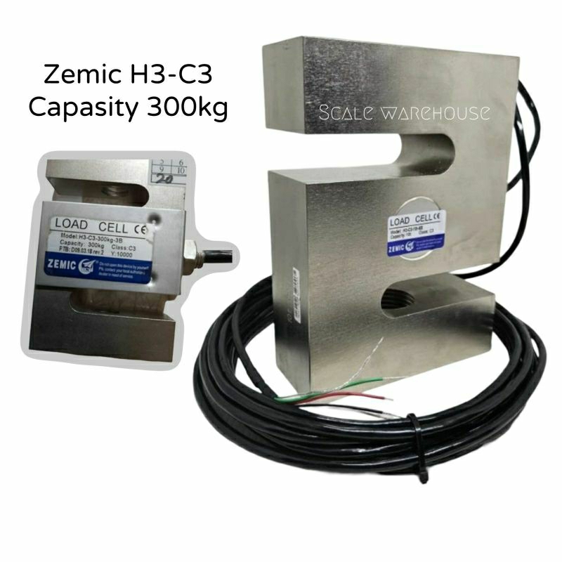 Jual Load cell Zemic H3-C3 300kg / load cell Zemic tipe S 300kg | Shopee Indonesia