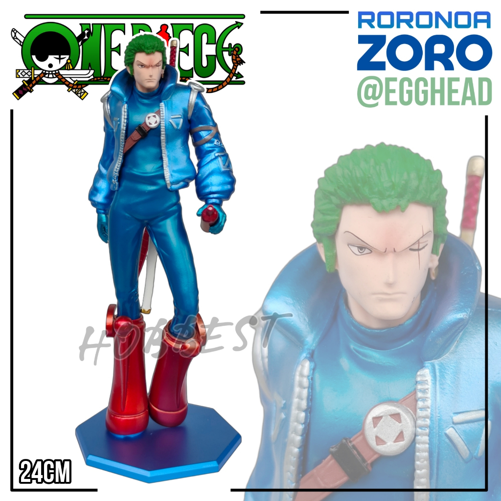 Jual Action Figure ONE PIECE : RORONOA ZORO EGGHEAD - Miniatur Pajangan ...