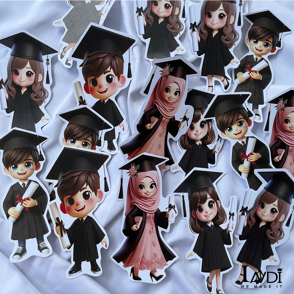 Jual EXTRA JUMBO 13cm Topper Wisuda Pelengkap Buket Topper Wisuda Jumbo ...