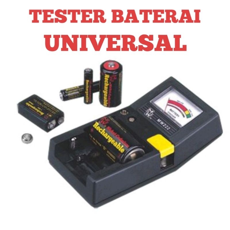 Jual Tester Baterai Universal A/AA/AAA/C/D/9V/battery Tester cek daya ...
