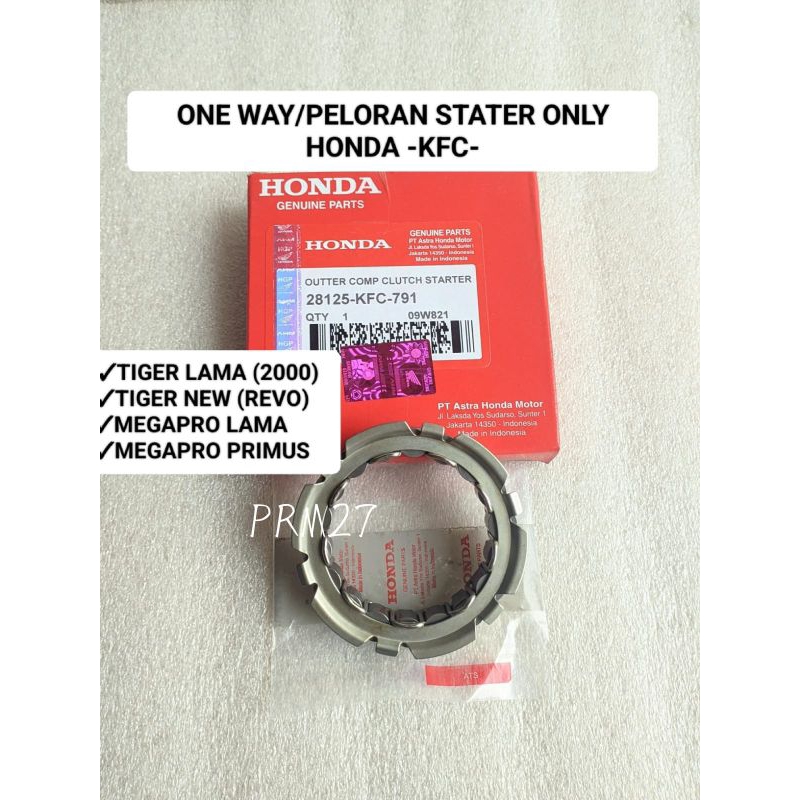 Jual One way only/pelor stater (KFC) Tiger lama 2000/Tiger new revo ...