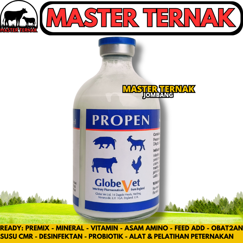Jual PROPEN 100 ml - Antibiotik Injeksi Pernafasan Hewan - Pengganti ...