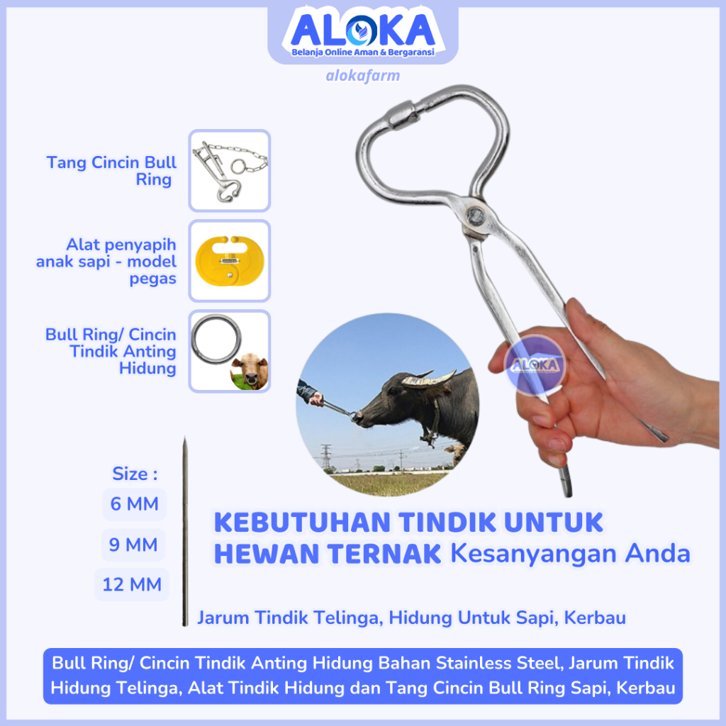 Jual Jual Tang Hidung Sapi Klip Hidung Sapi Alat Tindik Tang Pelubang ...