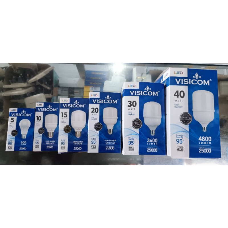 Jual LAMPU VISICOM LED 5 10 15 20 30 40 WATT GARANSI 1 TAHUN | Shopee Indonesia