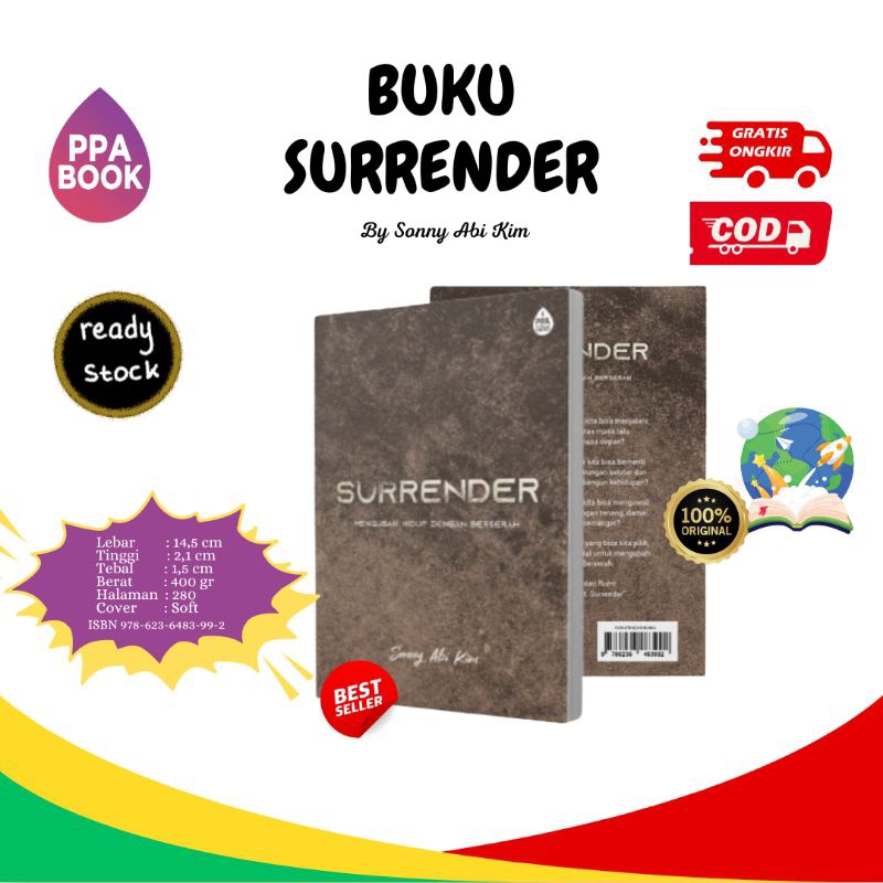 Jual buku surender by sony abi kim original 100% ppa institute | Shopee Indonesia