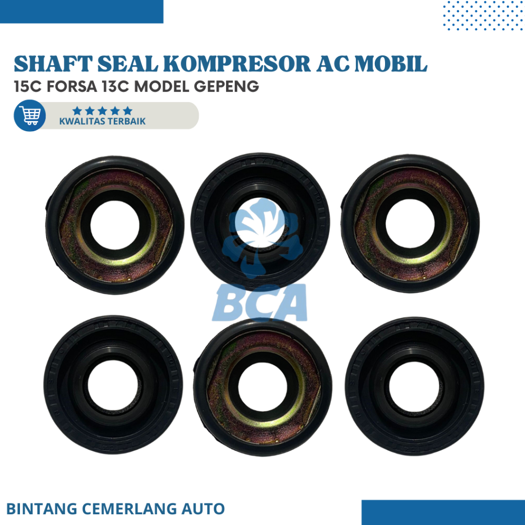 Jual SHAFT SEAL KOMPRESOR COMPRESSOR AC Mobil 15C Forsa 13C Baleno ...