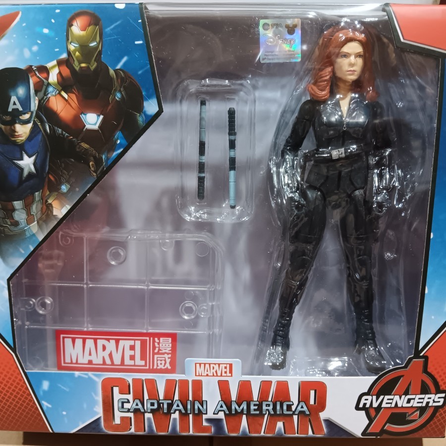 Jual ZD Toys Original Marvel Avengers BLACK WIDOW Civil War Action Figure | Shopee Indonesia