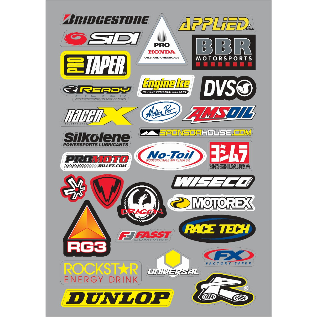 Jual Stiker Sticker Logo Motor dan Mobil Print+Cutting | Shopee Indonesia