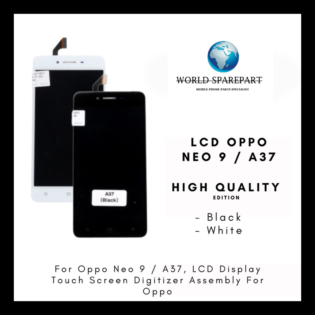 Jual LCD Oppo Neo 9 / LCD Oppo A37 Original 100% Fullset Touchscreen ...