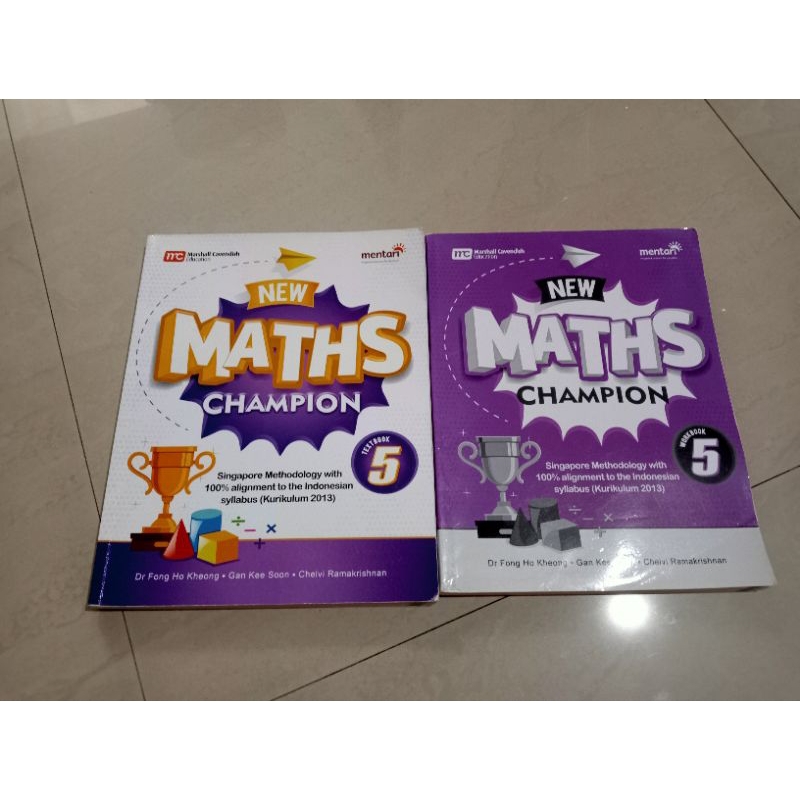 Jual Maths Champion grade 5 (workbook) | Shopee Indonesia