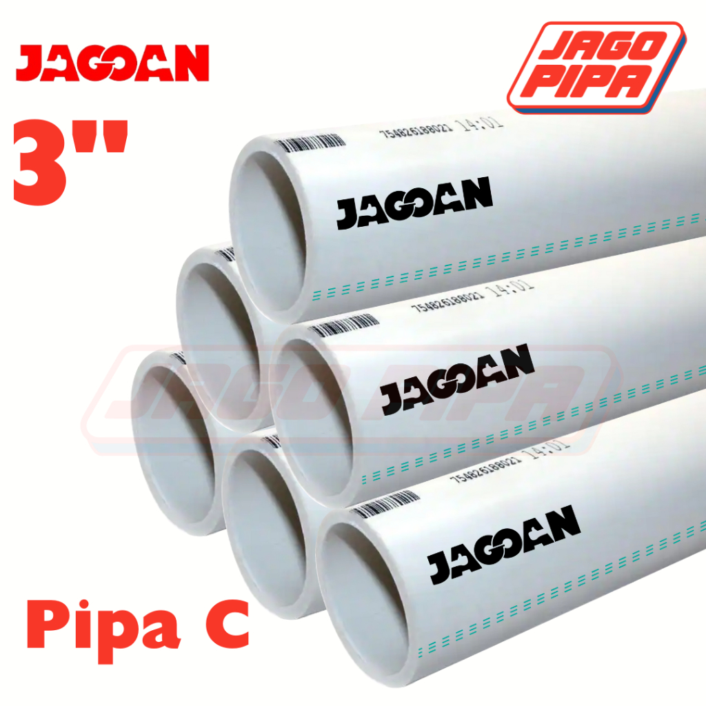 Jual Jagoan Pipa C 3 Inch PVC MOF 4 Meter Paralon Putih Pralon 3 ...
