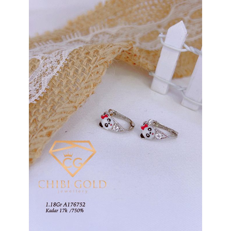 Jual CHIBI GOLD - Anting emas 750 kadar 17k - chibigold | Shopee Indonesia