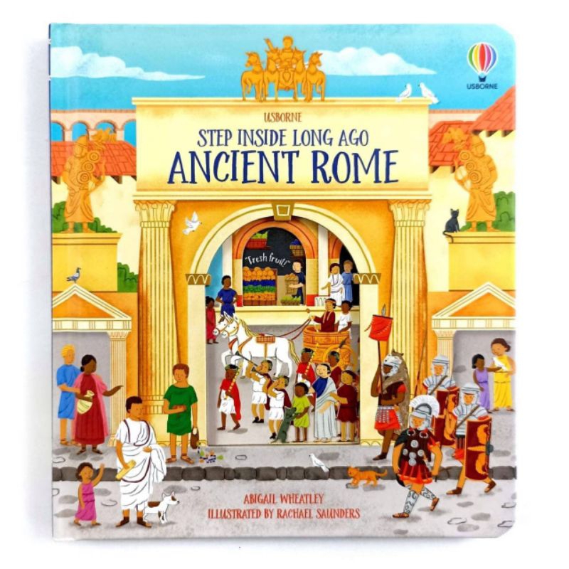 Jual Usborne Step Inside Long Ago Ancient Rome | Shopee Indonesia