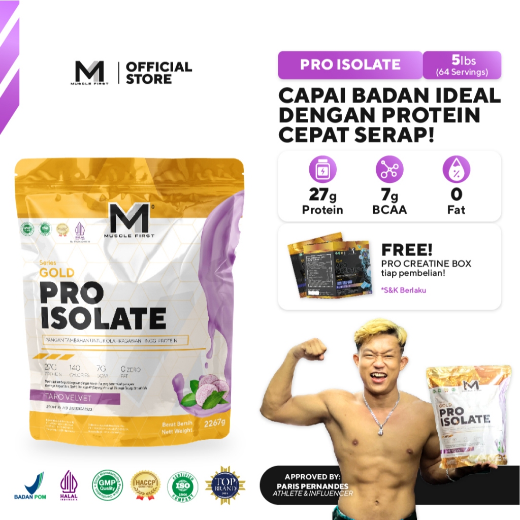 Jual MUSCLE FIRST Pro Isolate 5lbs/2267gr - Whey Protein Suplemen ...
