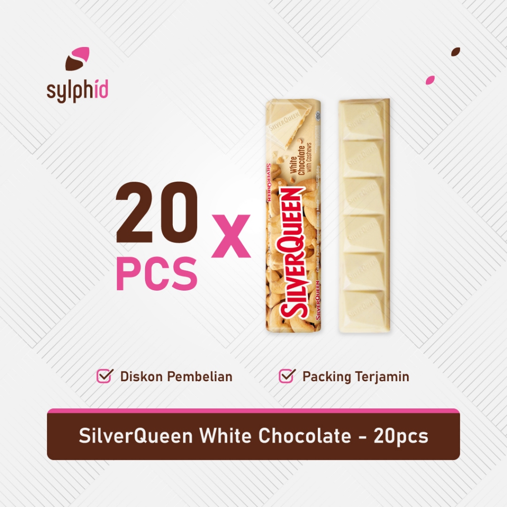 Jual 1 Box Besar SilverQueen White Chocolate 58 gr / 2 Karton (20 pcs ...