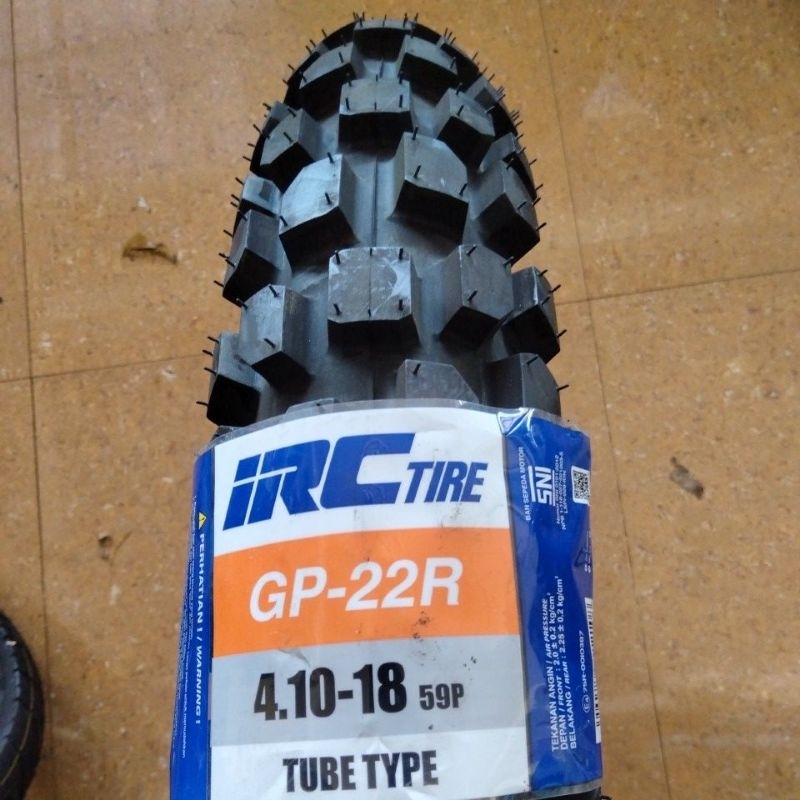 Jual BAN TRAIL 410 RING 18 IRC KLX CRF BELAKANG Ban IRC Trail 4.10-18 Ban Luar TRIALS Trial Tril ...