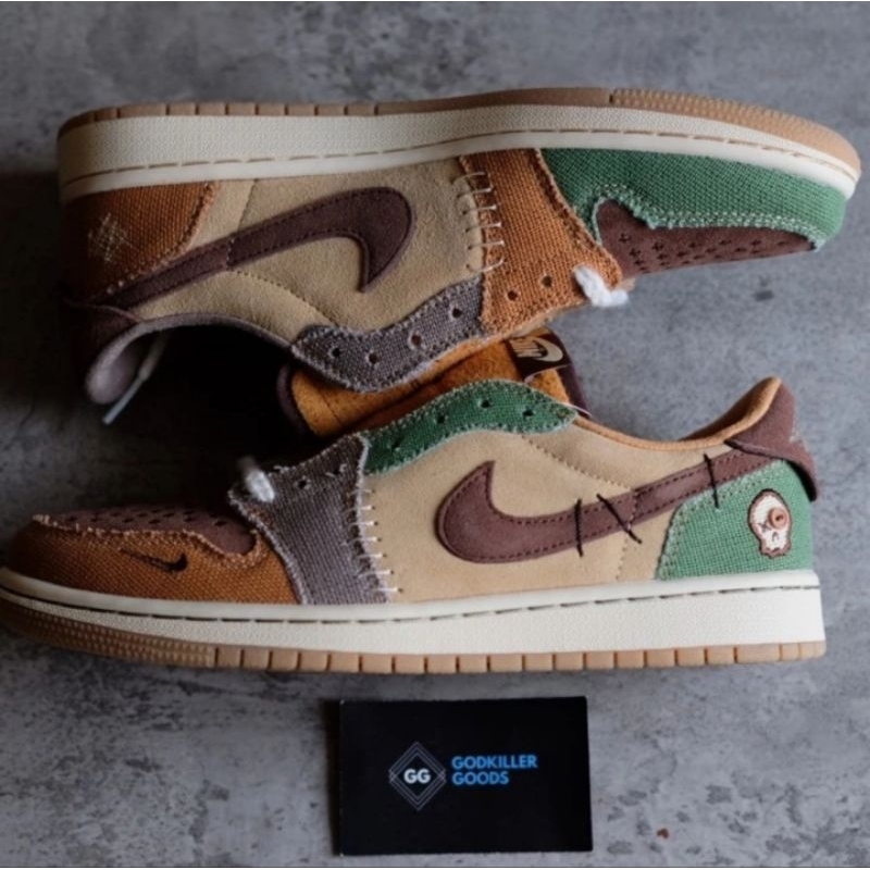 Jual Zion Williamson Air Jordan 1 Low OG Retro SP Voodoo GK | Shopee ...