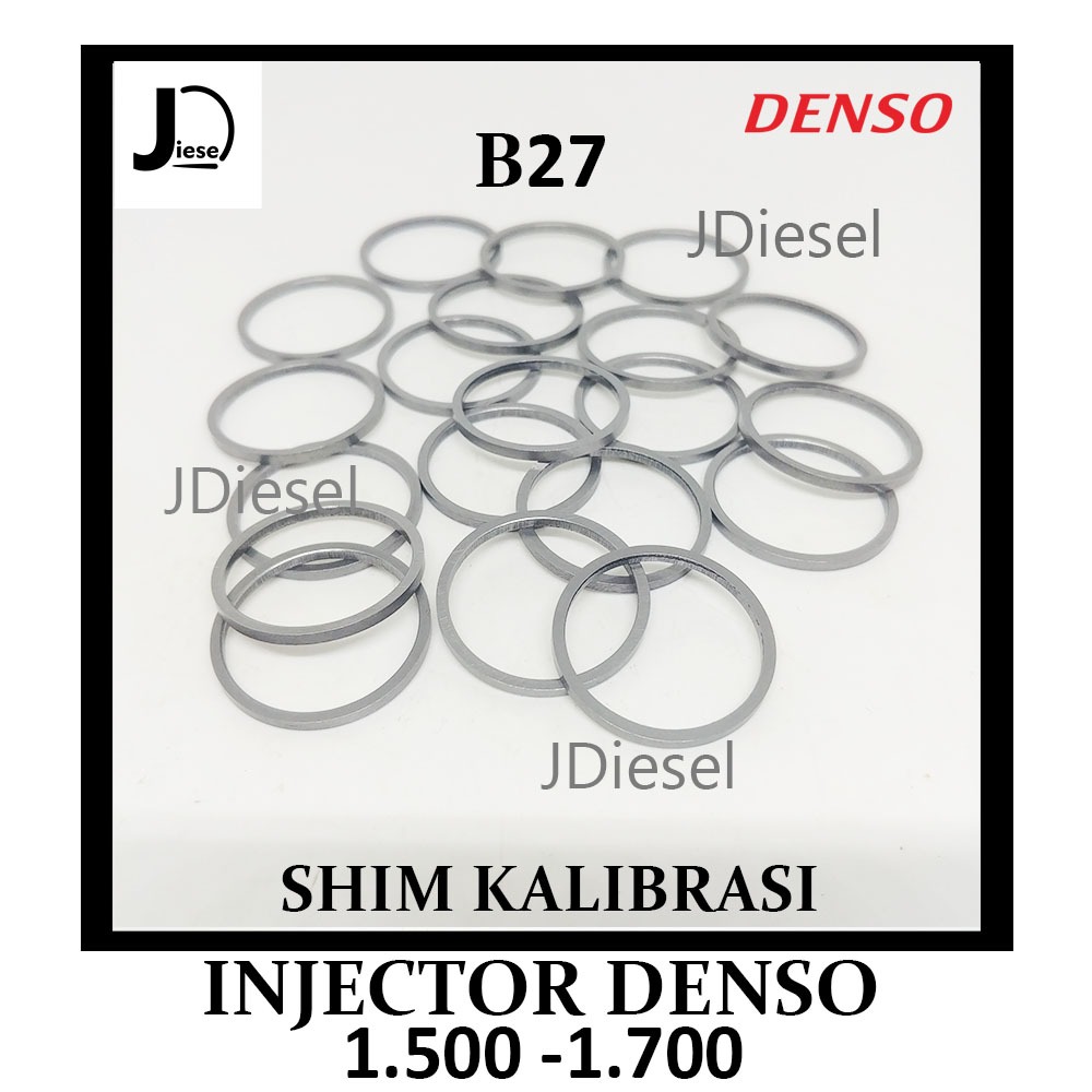 Jual SHIM B27 COMMONRAIL KALIBRASI INJECTOR UKURAN 1,500 - 1,700 ...