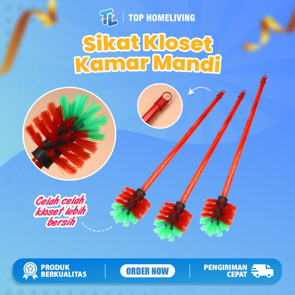 Jual GE-9 Sikat WC Sikat Toilet Sikat Bulat Sikat Nilon | Shopee Indonesia