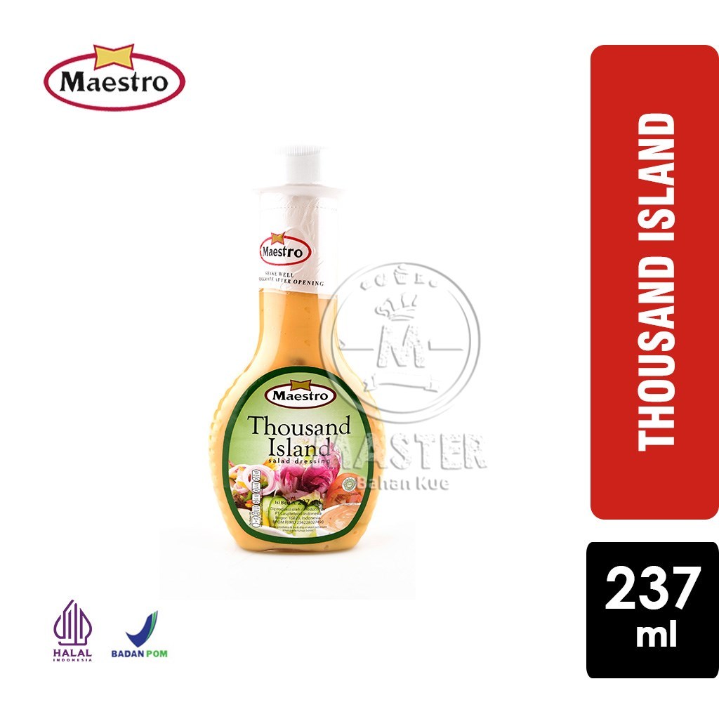 Jual Saus Thousand Island Maestro Salad Dressing [Botol 237ml] | Shopee ...